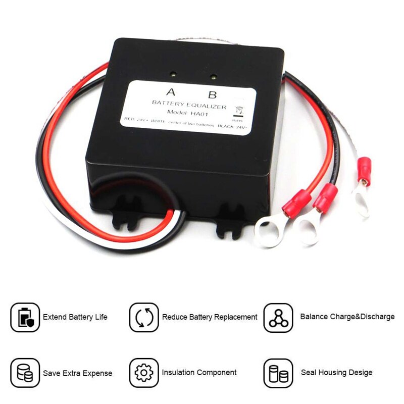 HA01 Solar Battery Voltage Equalizer for 24V Lead-... – Grandado