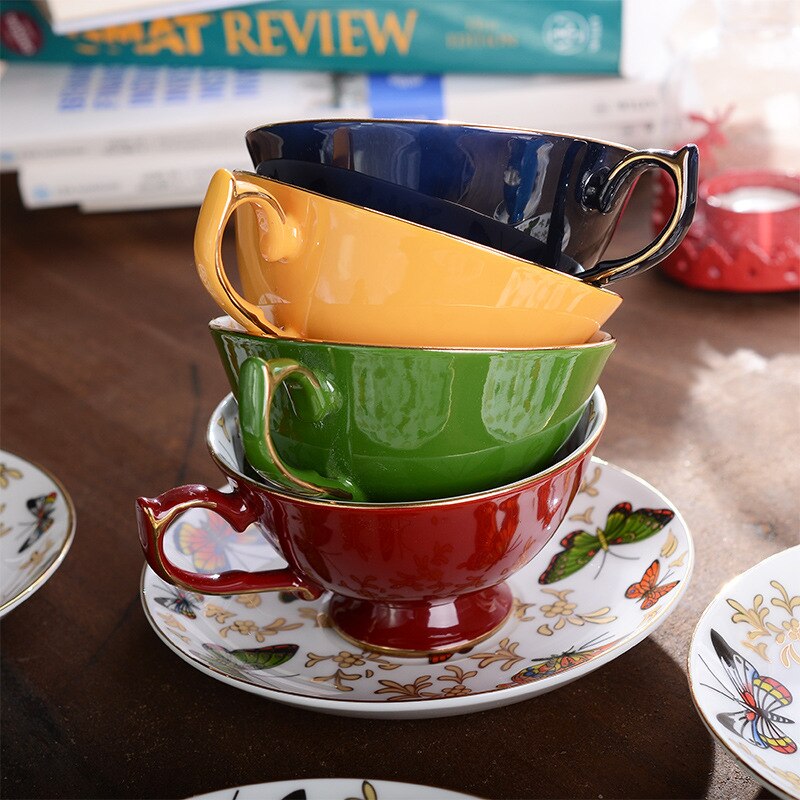 Luxury Modern Coffee Cup Ceramic Butterfly Nordic ... – Grandado