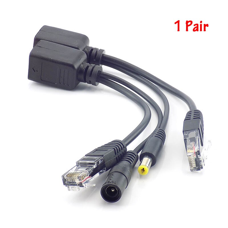 1 Paar Poe Camera Splitter 12V Powe Injector Poe A... – Vicedeal