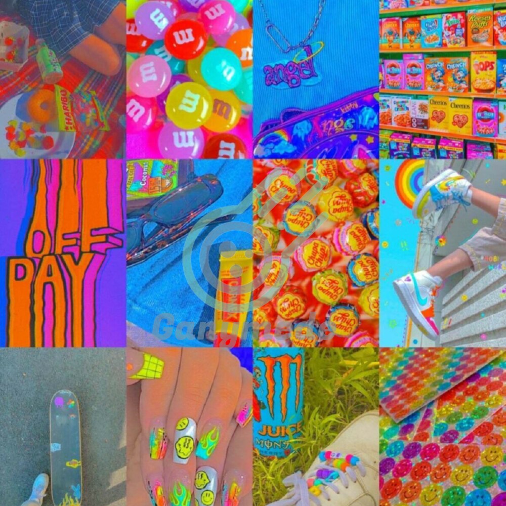 Indie Retro Poster Collage Set - 70 Pieces - Indie... – Grandado