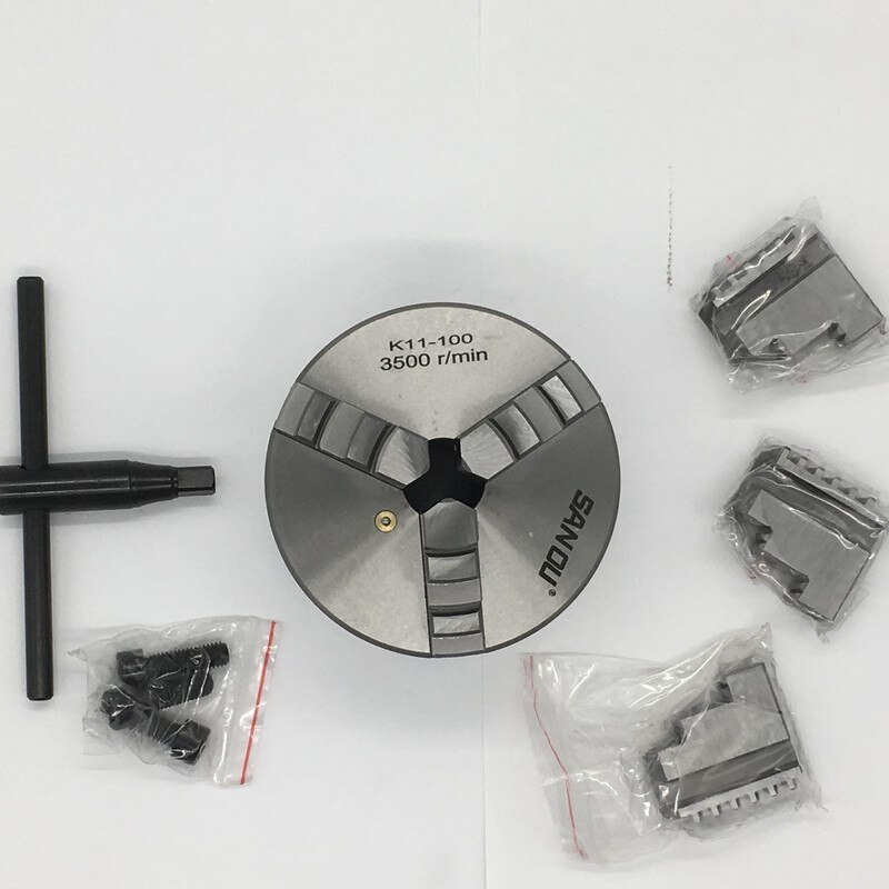 SANOU K11-100 Chuck 100mm 4 Inch 3 Jaw Self Center... – Vicedeal
