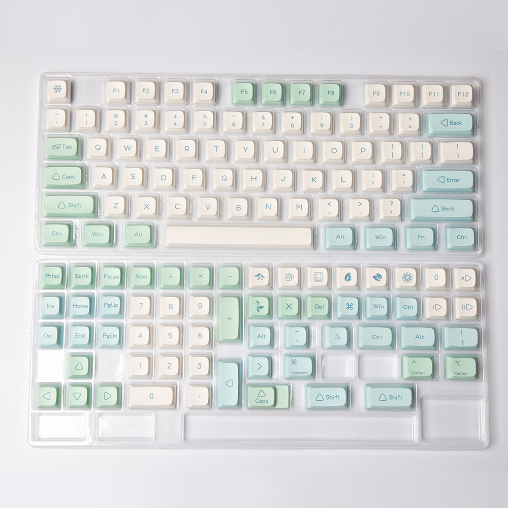 XDA 132 Keys PBT Dye Sub Keycaps XDA Minimalist Gr... – Vicedeal