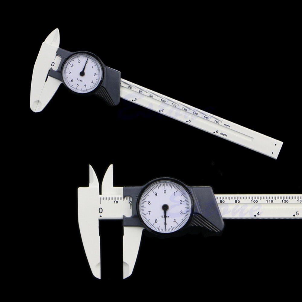 1pc 150mm 6inch Dial Caliper Plastic Vernier Calip... – Vicedeal
