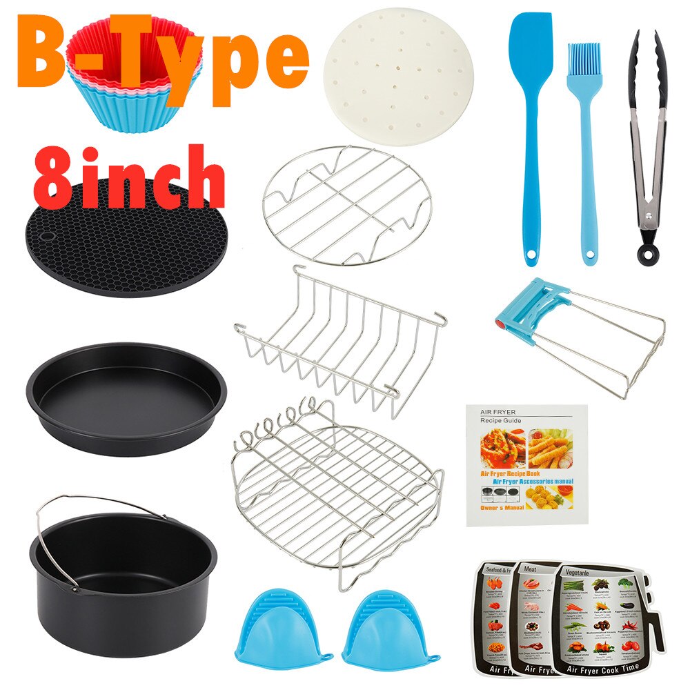 17Pcs Air Fryer Accessories Set Bakewear Airfryer ... – Vicedeal