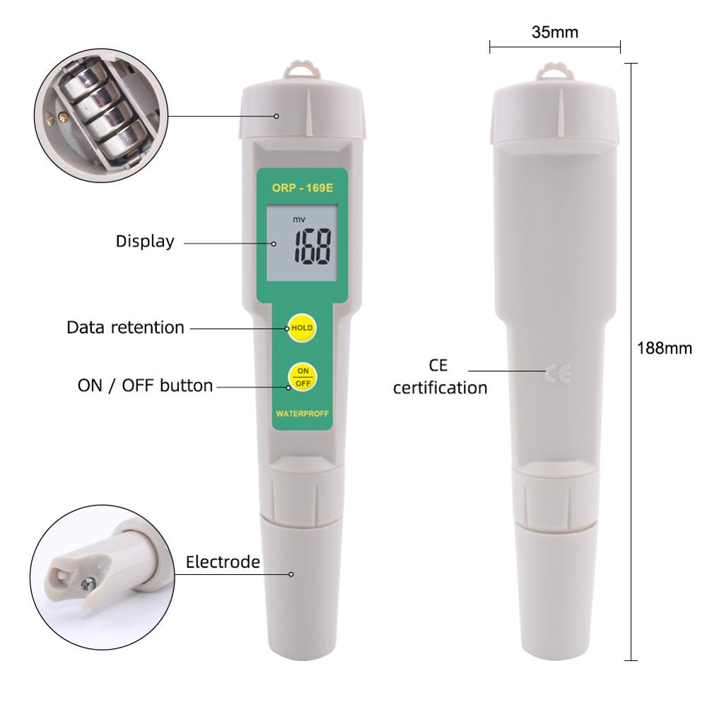 Portable Pen ORP Meter Redox Potential Tester Nega... – Vicedeal