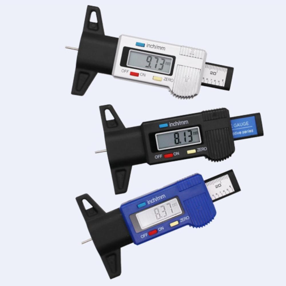 Black Digital Tire Tread Depth Gauge Meter Measure... – Vicedeal
