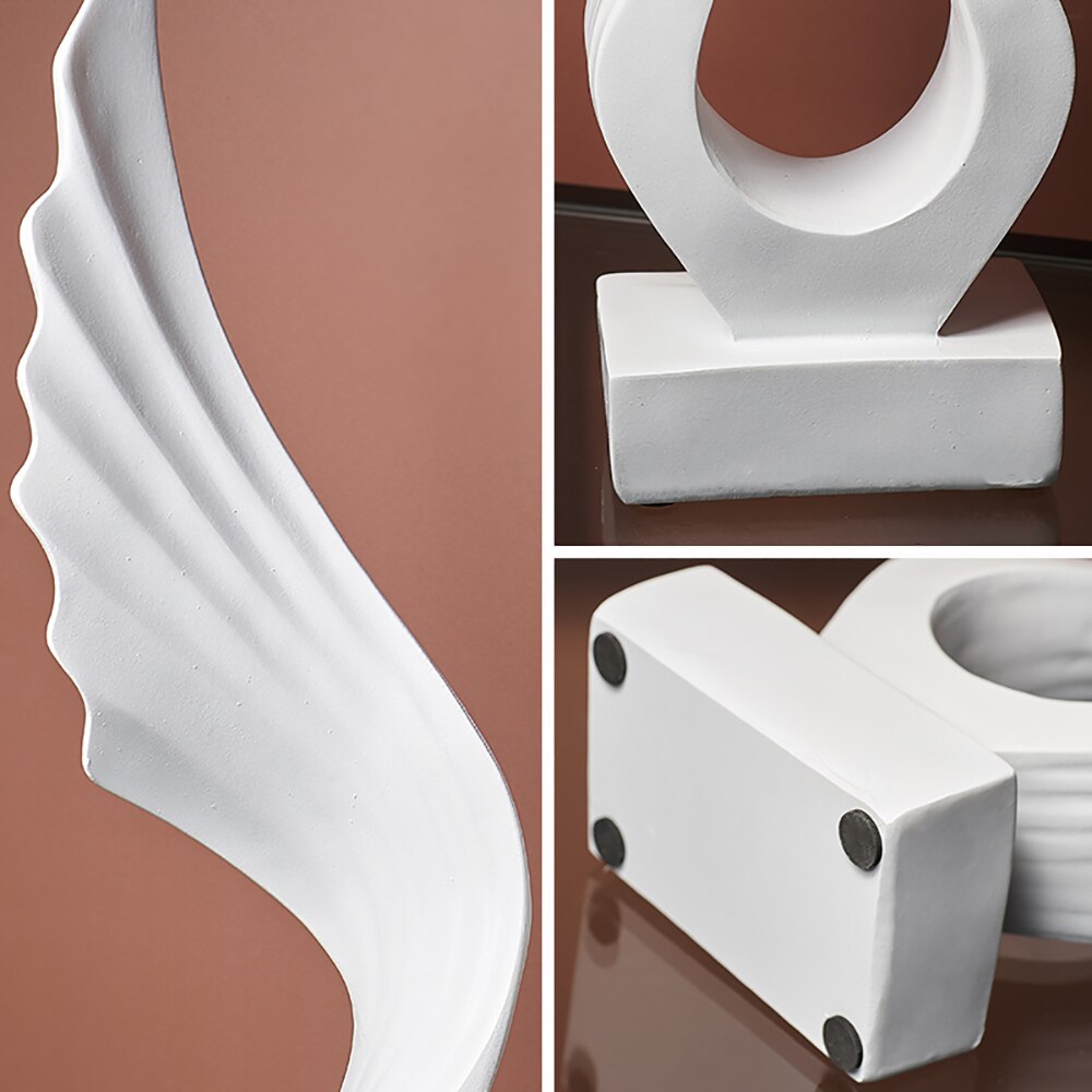 EUROPEAN WING SCULPTURE ART DECORATION MINIMALIST ... – Grandado