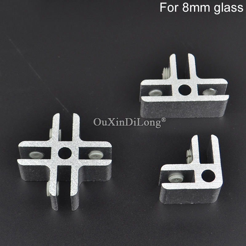 10PCS Aluminum Glass/Acrylic Showcase Clips/Connec... – Vicedeal