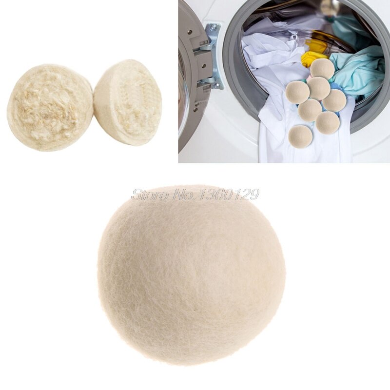 1Pc 6cm 7cm Wool Dryer Balls Drying Fabric Softer ... – Vicedeal