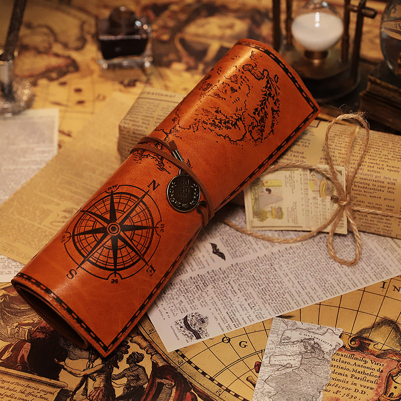 2022 style European treasure map retro canvas imit... – Grandado