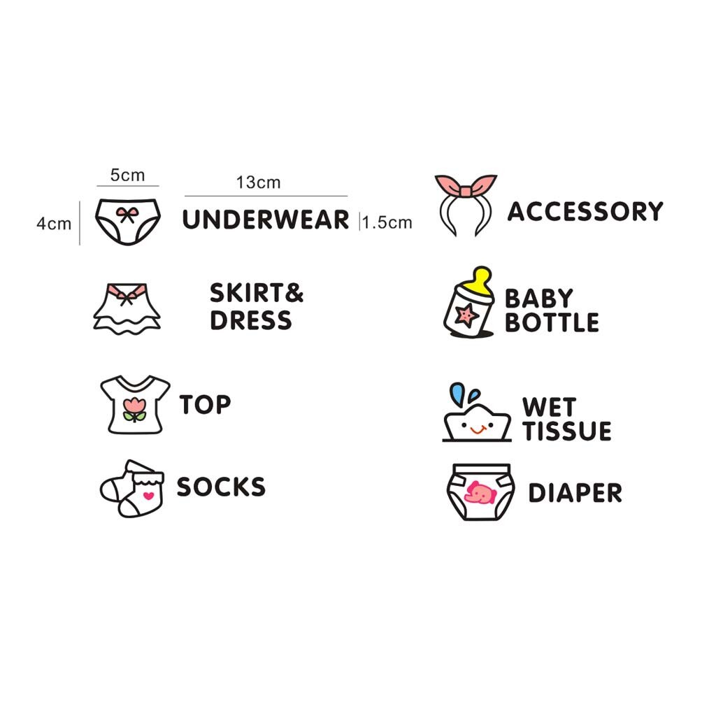 7pcs Home Decor Wardrobe Sticker Decal Bedroom Vin... – Grandado