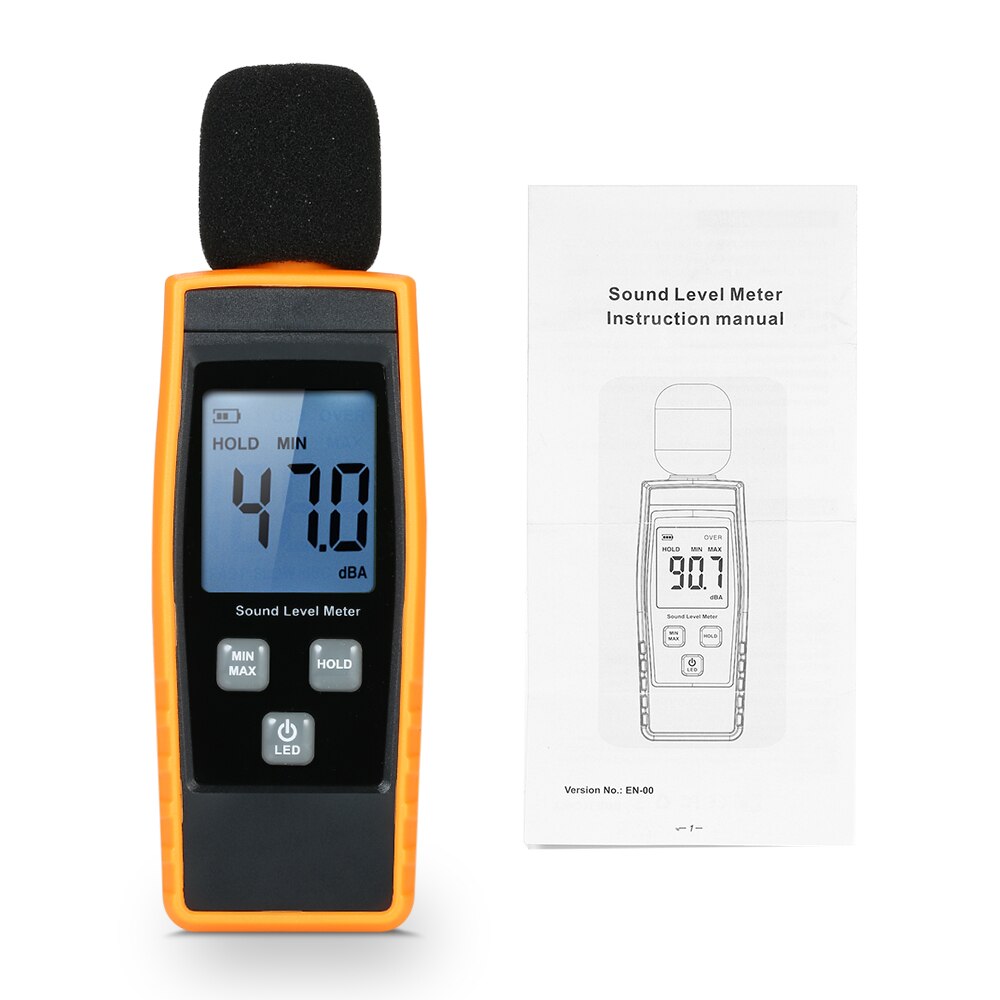 LCD Digital Sound Level Meters 30-130dBA Noise Mea... – Grandado