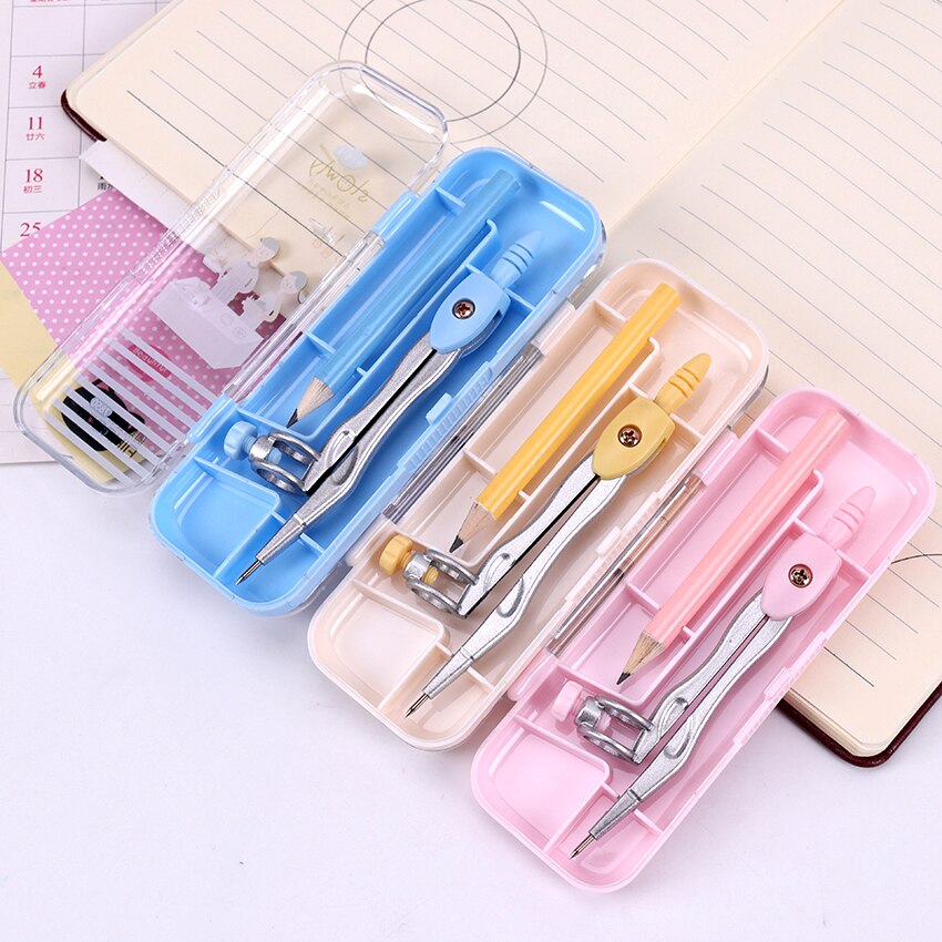 1 Set Stainless Steel Drawing Compass Math Geometr... – Vicedeal