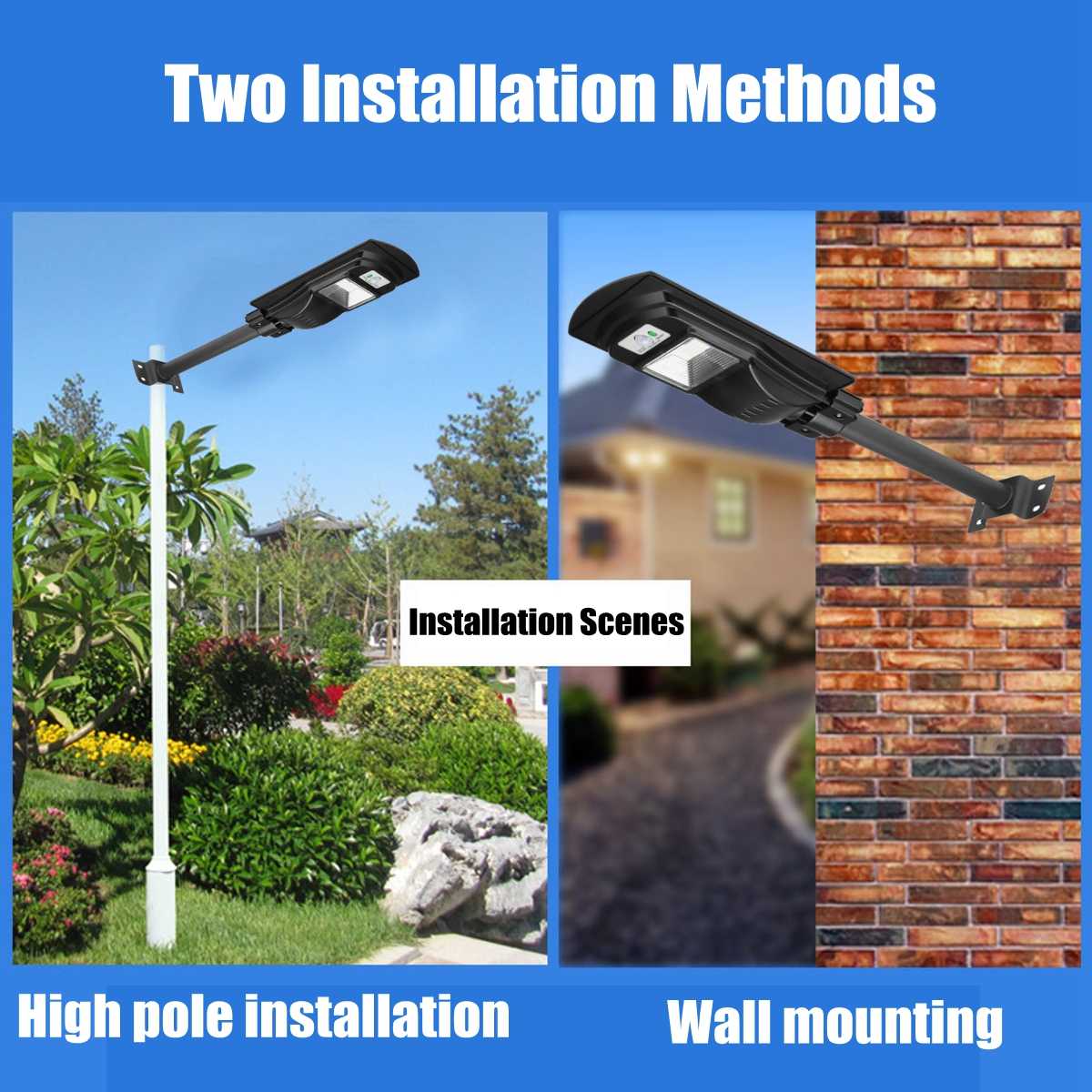 20-90W Solar Power LED Wall Street Light Lighting ... – Grandado
