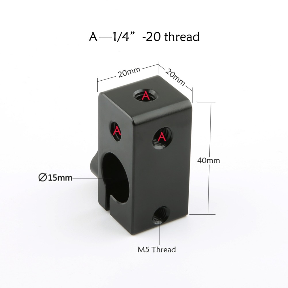 NICEYRIG 15mm Rod Clamp 15mm Rod Rig Kaas Plaat Ha... – Vicedeal