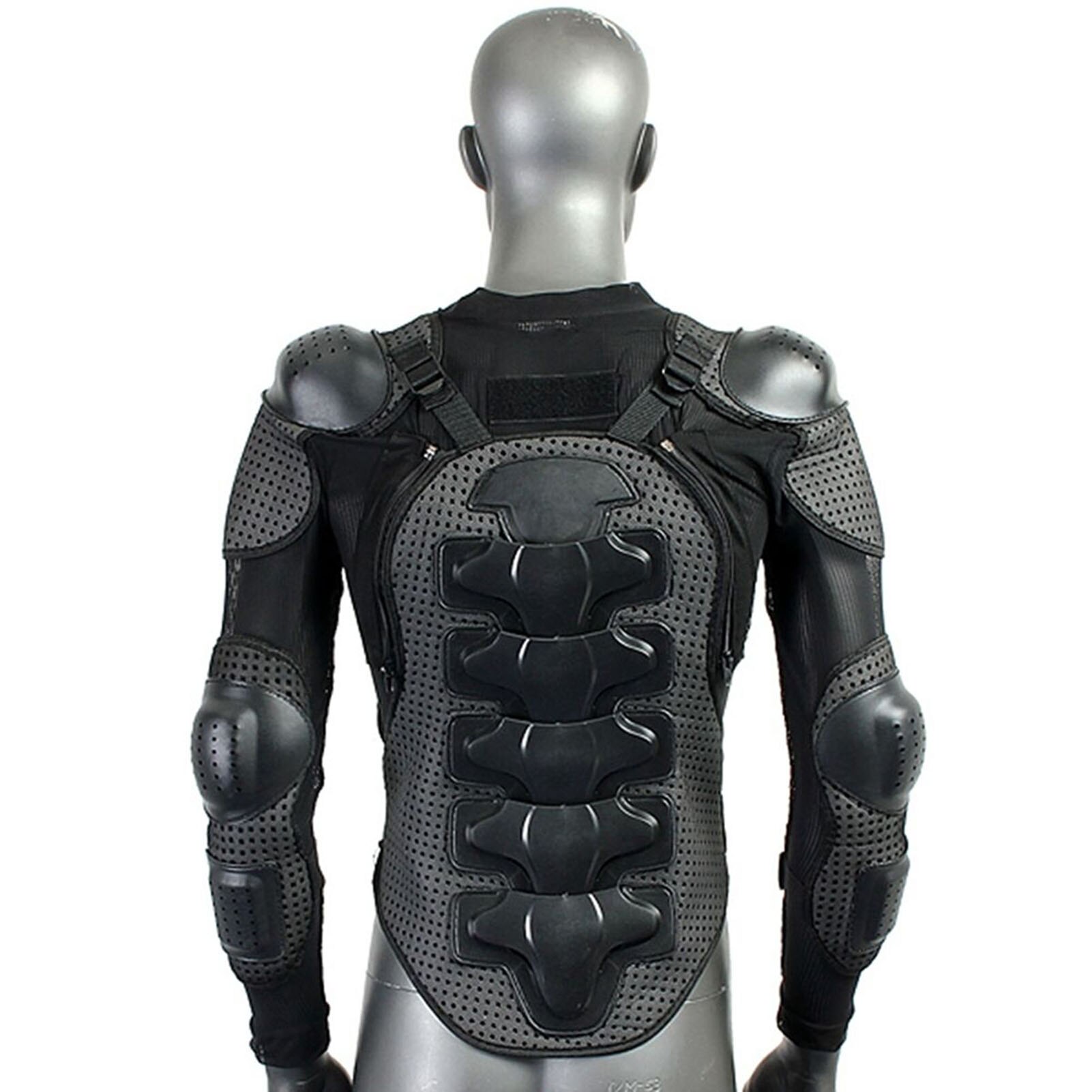 Full Body Motorcycle Riding Jacket Armor Spine Sho... – Grandado