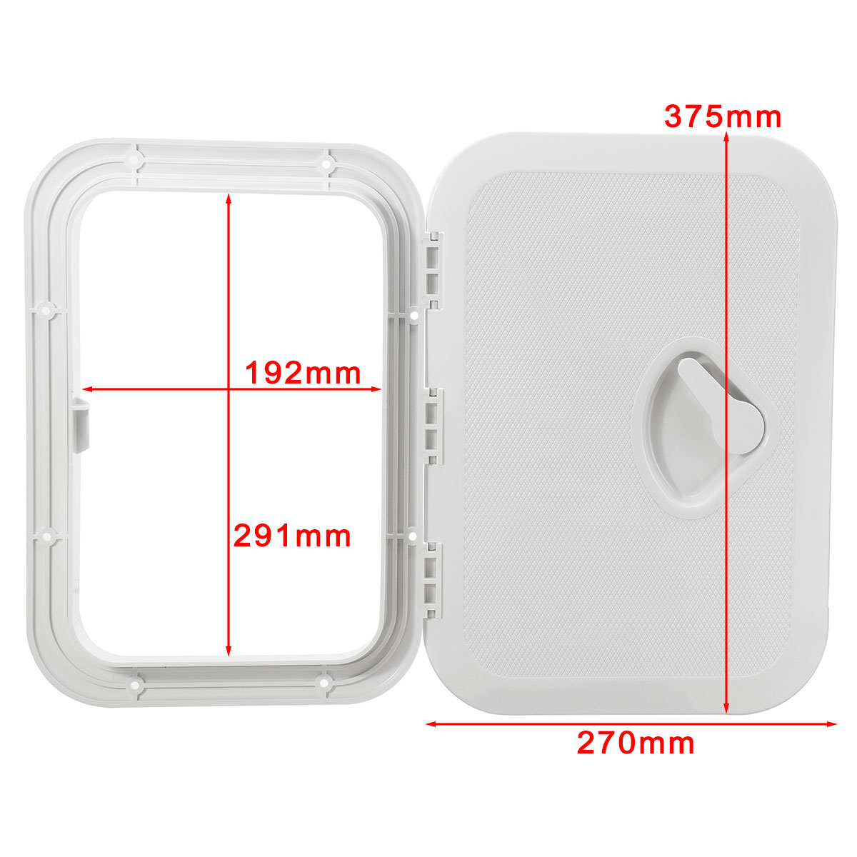 270*375mm ABS Deck Marine Hatch Door Deck Access H... – Vicedeal