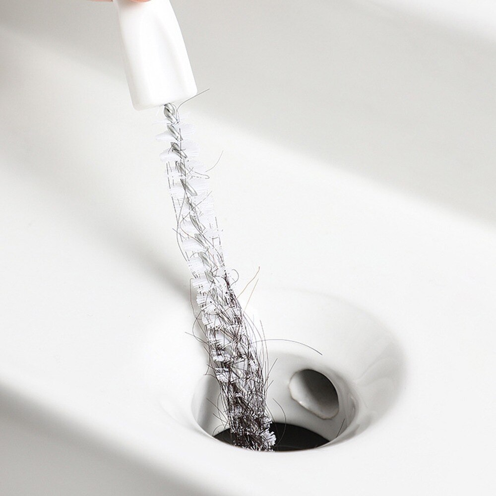 45cm Pipe Dredging Brush Bathroom Hair Sewer Sink ... – Grandado