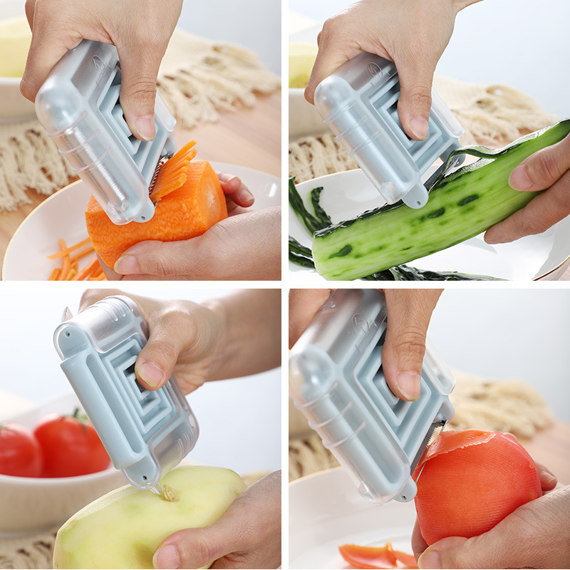 Multifunction 3 In1 Three-Blade Peeler Vegetable F... – Vicedeal