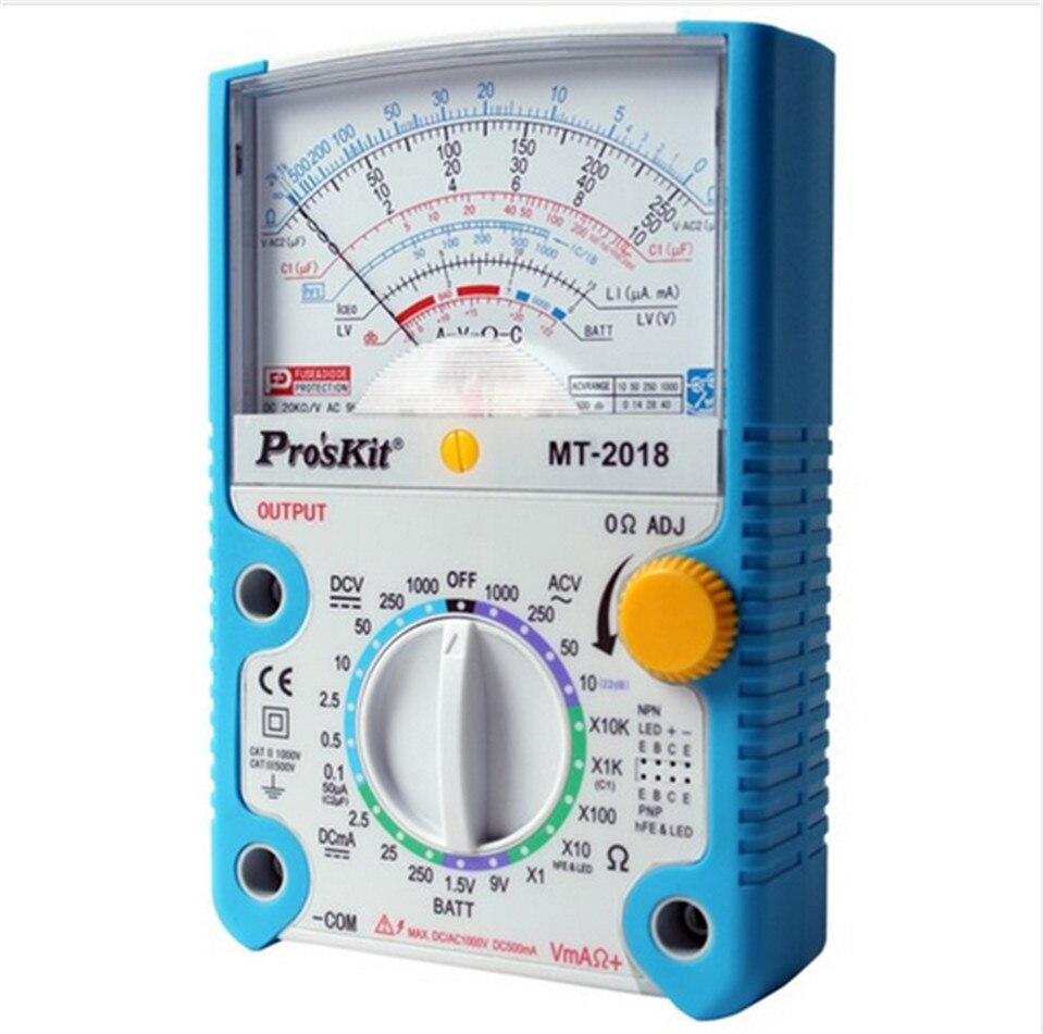 ProsKit MT Protective Function Analog Multimeter S... – Grandado