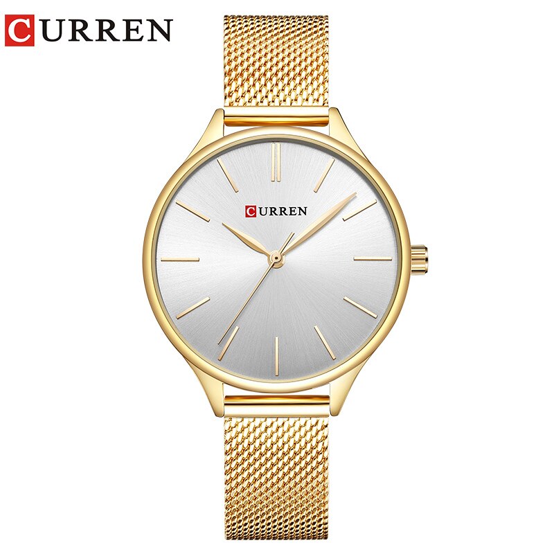 CURREN Simple Watches Womens Stainless Steel Band ... – Grandado