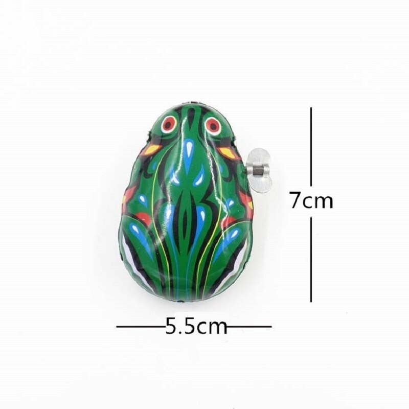 Nostalgic classic jumping frog, clockwork metal fr... – Grandado