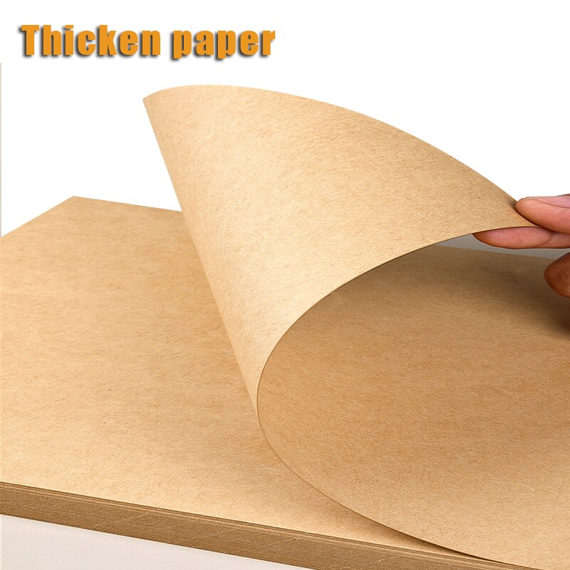 A4 Brown kraft paper Cardstock Paperboard Handmade... – Vicedeal