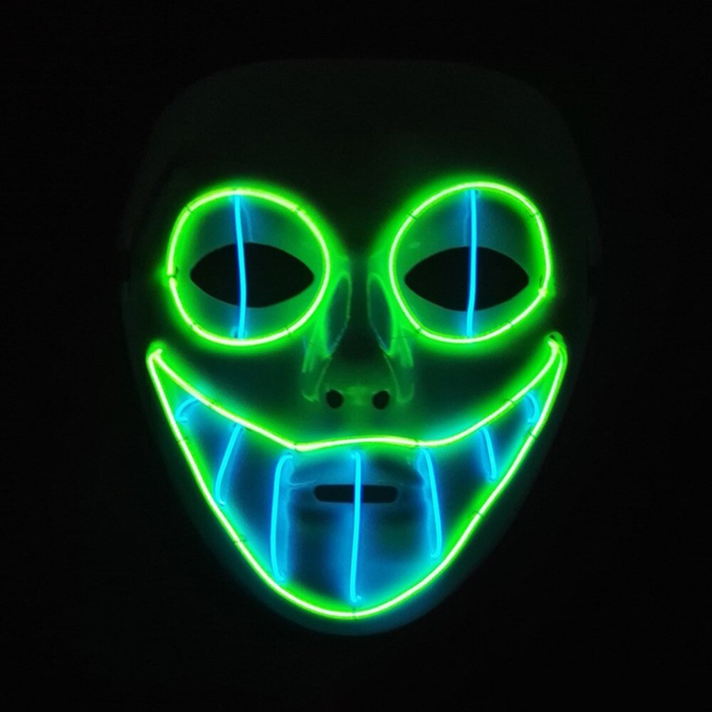 EL Luminous Mask Cold Light Cosplay EL LED Wire Cl... – Grandado
