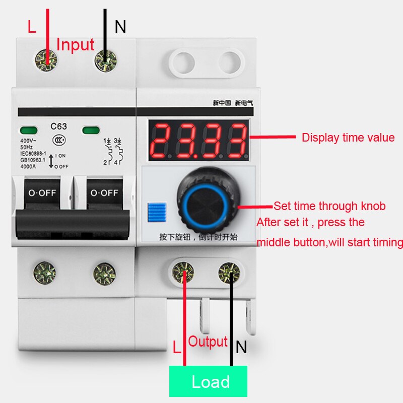 63A 12000W circuit break with timing function coun... – Vicedeal 63A 12000W circuit break with timing function coun... – Vicedeal
