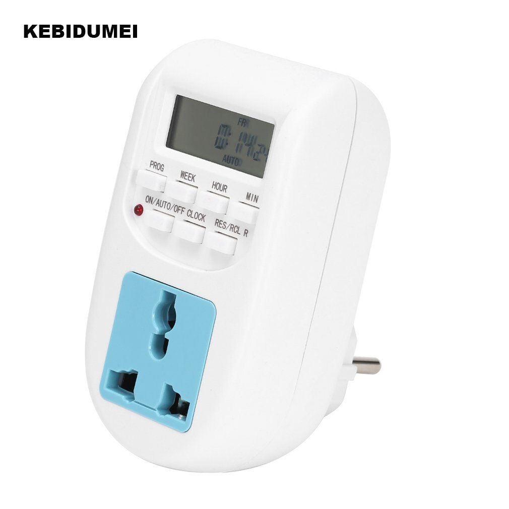 Kebidumei Eu Plug Switch Smart Digital Timer Energ Grandado