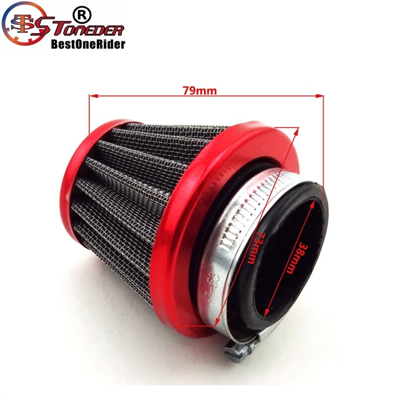 STONEDER 38mm Red Air Filter Clearner For 50cc 90c... – Vicedeal