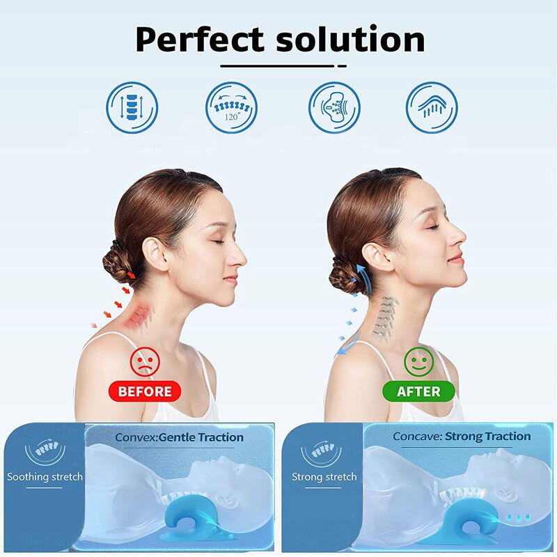 Neck Shoulder Stretcher Relaxer Cervical Neck Shou... – Grandado