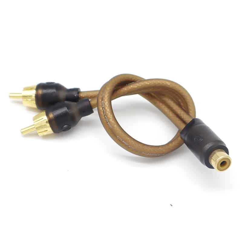 Zuiver Koper RCA Phono Y Splitter Lead Adapter Kab... – Grandado