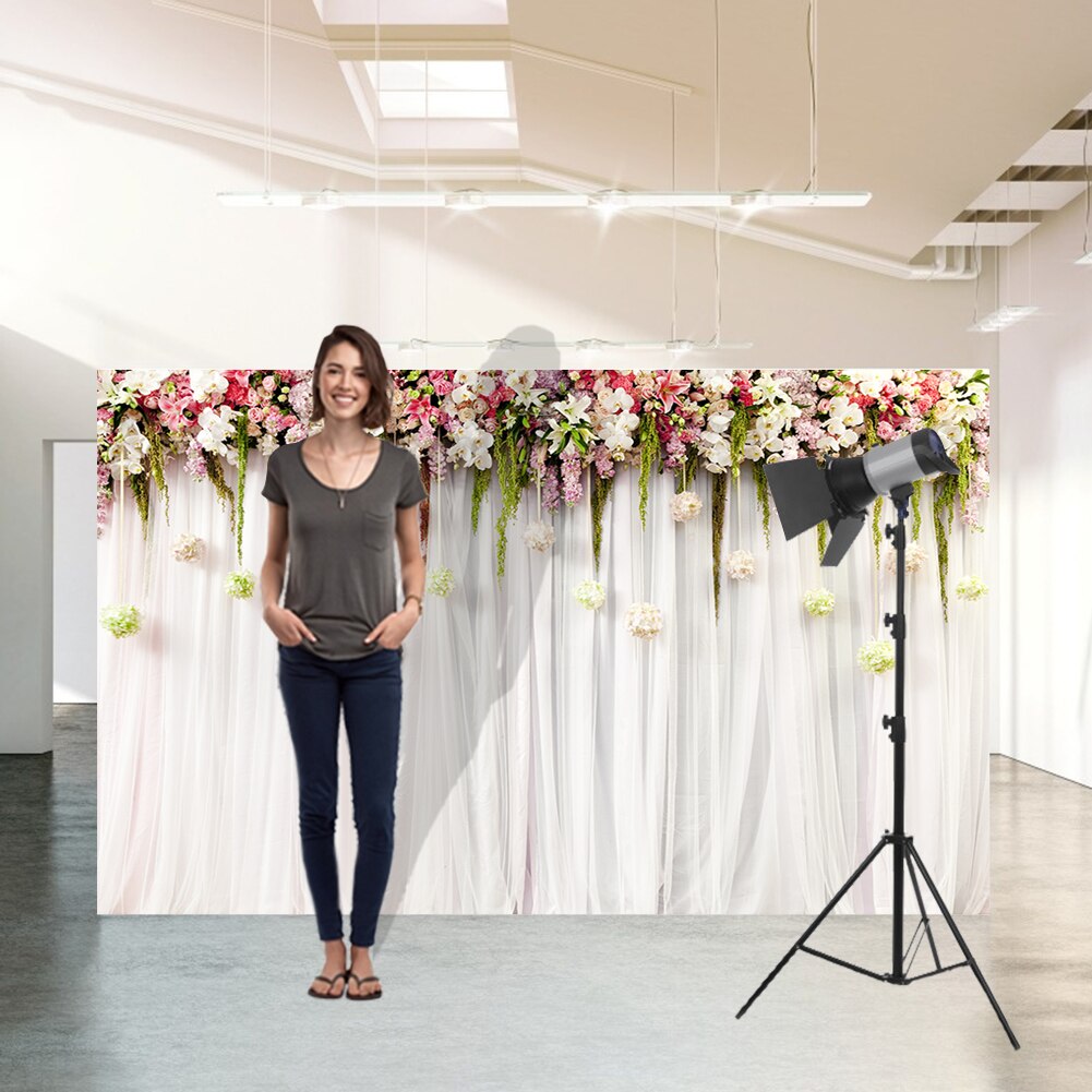 Flower Wall Background Cloth Studio Backdrop Photo... – Grandado