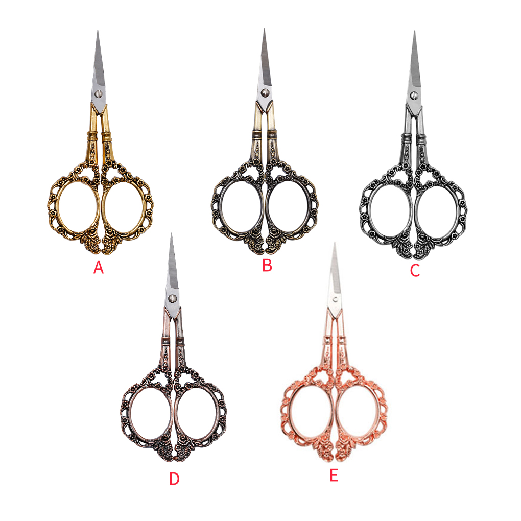 Plum Blossom Cross-stitch Scissors Office Stainles... – Grandado