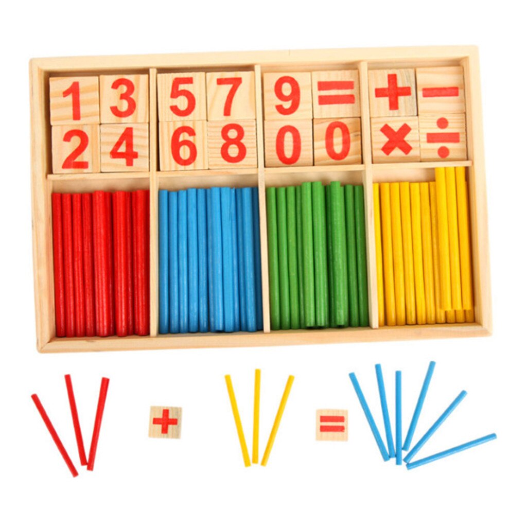 Spindles Wooden Montessor Math Material Counting T... – Grandado