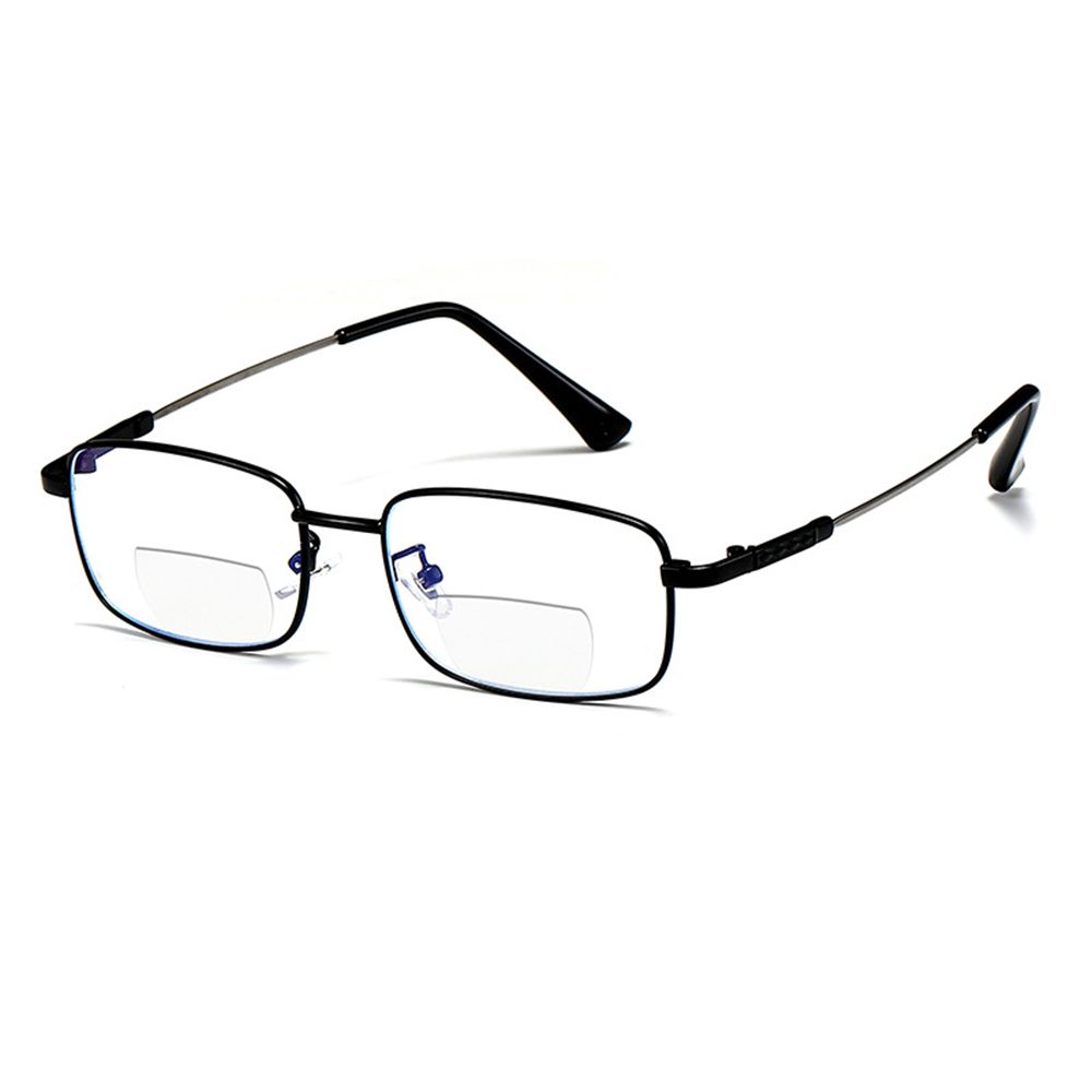 Unisex Bifocal Spectacle Metal Frame Anti Blue Lig... – Vicedeal