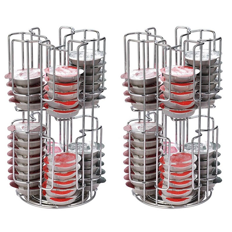 2X Simple Style Rotating Capsule Coffee Pods Holde... – Vicedeal