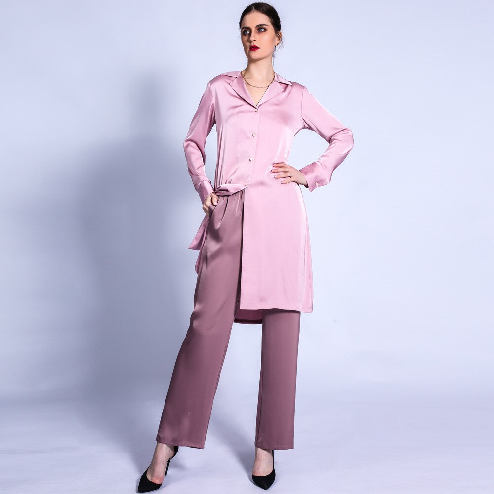 Spring Autumn Women Suits Satin Full Cover Arabic ... – Grandado
