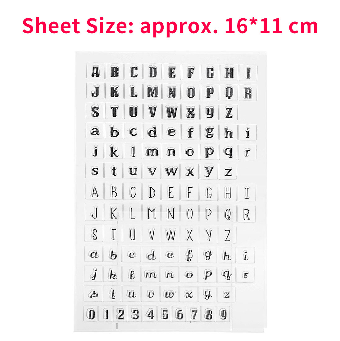 1 ark silikone brev diy stempel segl er velegnet t... – Grandado