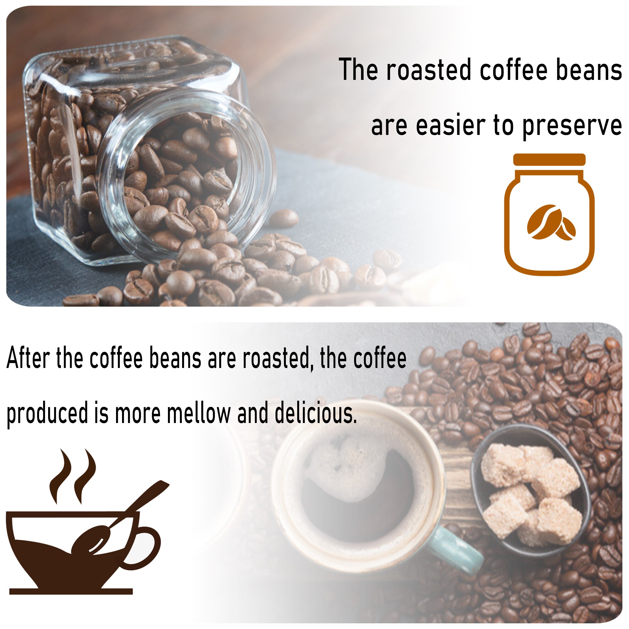 Electric Coffee Bean Baked Coffee Roaster Peanut B... – Grandado