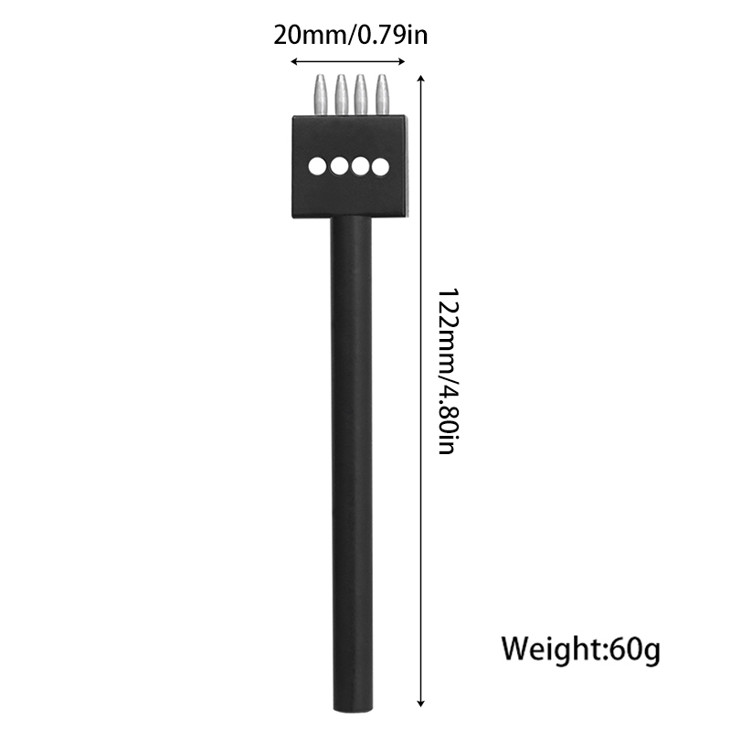 Outil de poinçonnage du cuir 2/4/6 trous, poinçons... – Grandado