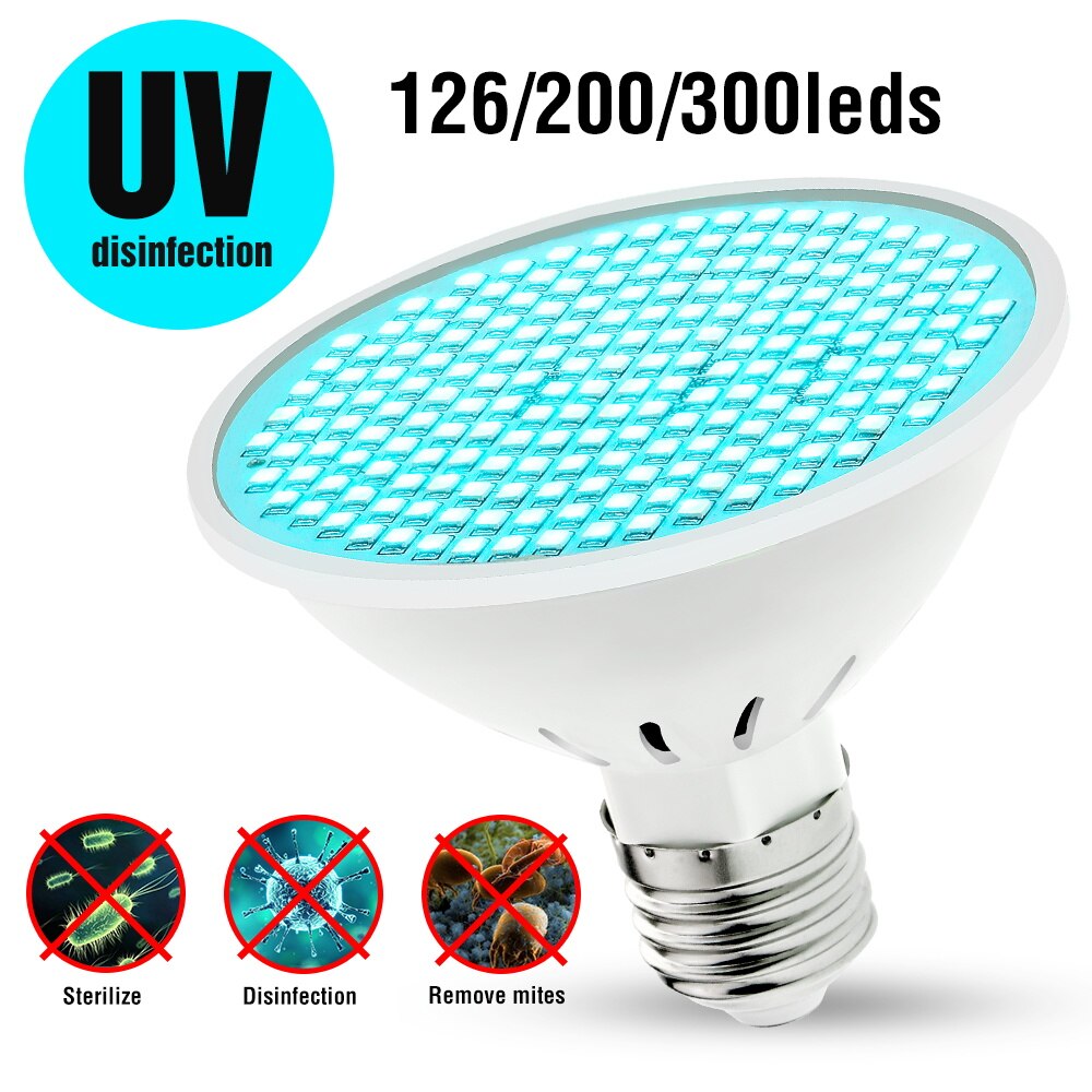 25W 35W 50W Lumière Germicide UVC LED Ampoule E27 ... – Grandado