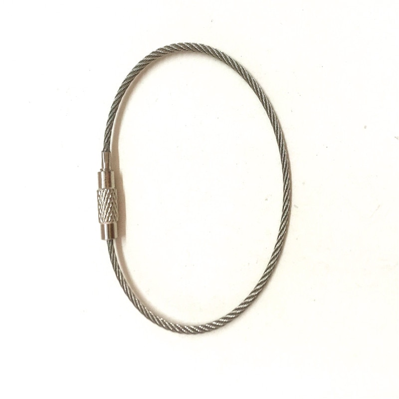 100 X Car 20cmx0.15cm Stainless Steel Wire Keychai... – Vicedeal