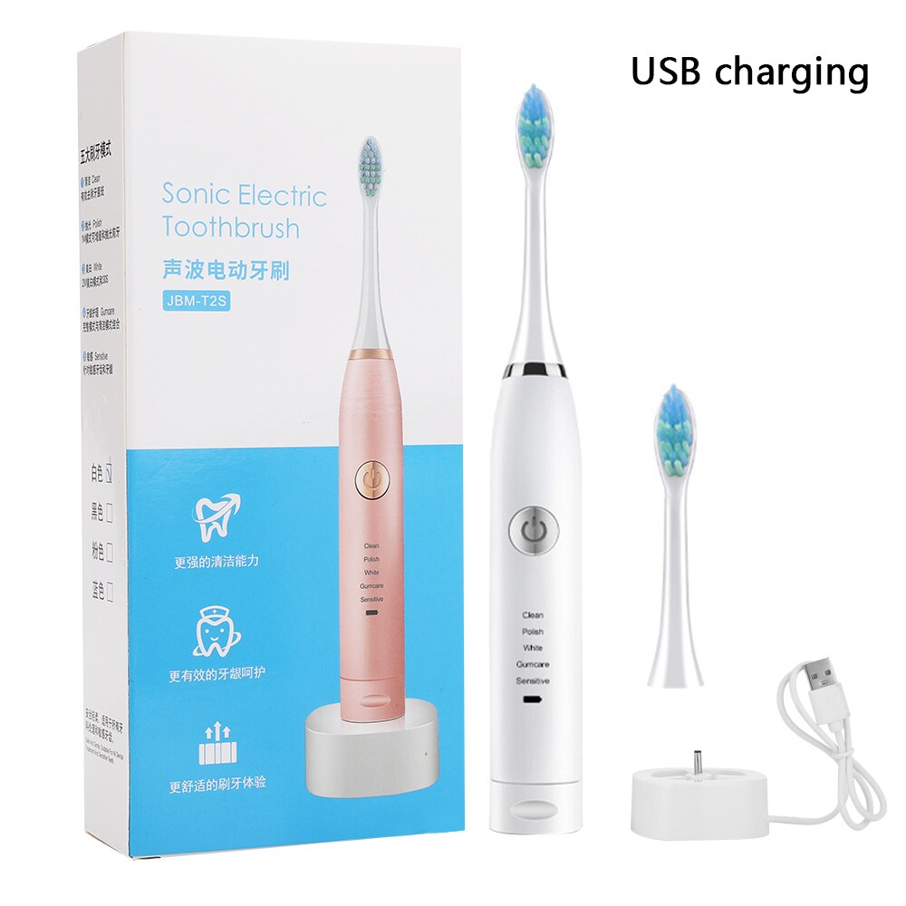 Smart Electric Toothbrush Sonic USB Rechargeable T... – Vicedeal