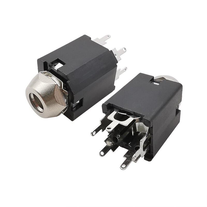 Connecteur à souder pour montage sur panneau, 6.35... – Grandado