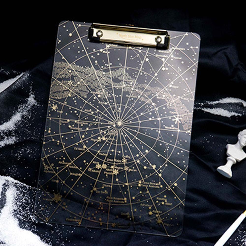 Big Starry Sky Clipboard Transparent A4 Paper Writ... – Vicedeal