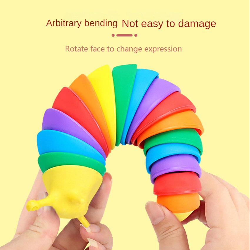 2022 Toy Fat Brain Slug Articulated Flexible 3D Sl... – Grandado