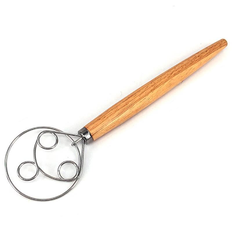 Dough Whisk Circle Steel Bread Mixer Dutch Dough W... – Grandado