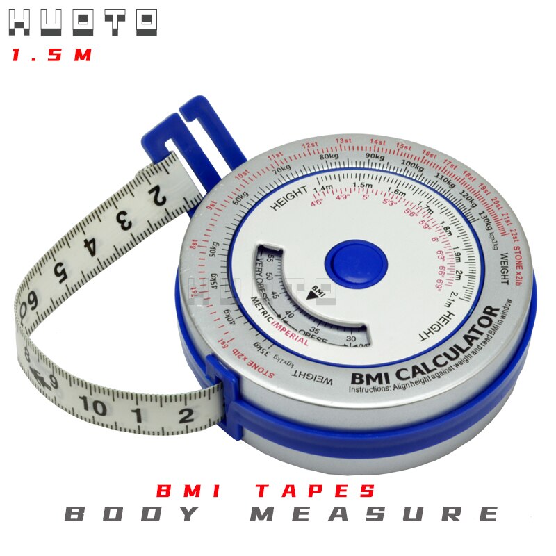 0-150cm Aluminum BMI measure tape BMI body tape BM... – Vicedeal